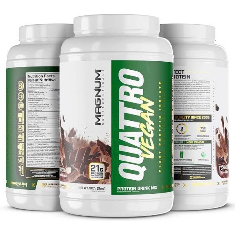 Jual MAGNUM Quattro Vegan Whey 2 Lbs | Shopee Indonesia