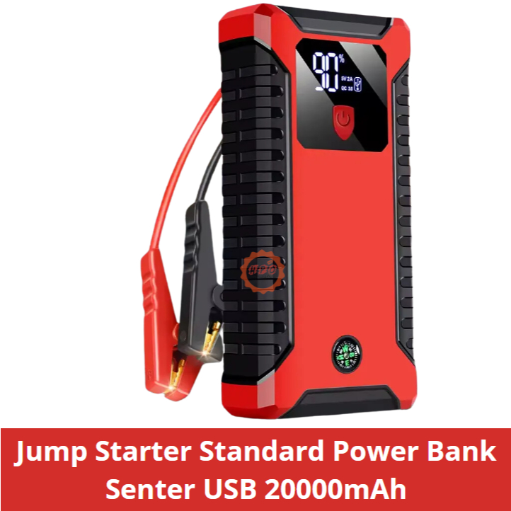 Jual POWER Jump Starter Standard Power Bank Senter USB 12V 20000mAh ...