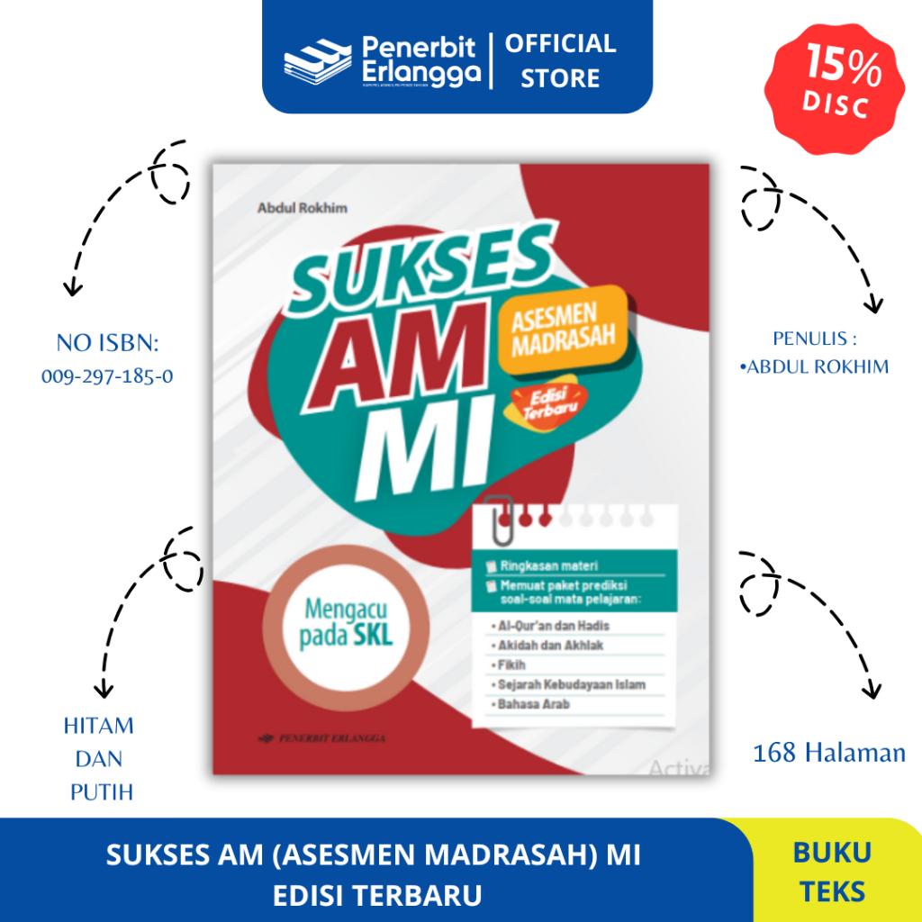 Jual [Erlangga Official] Buku Asesmen: Sukses Am (Asesmen Madrasah) Mi Edisi Terbaru | Shopee ...