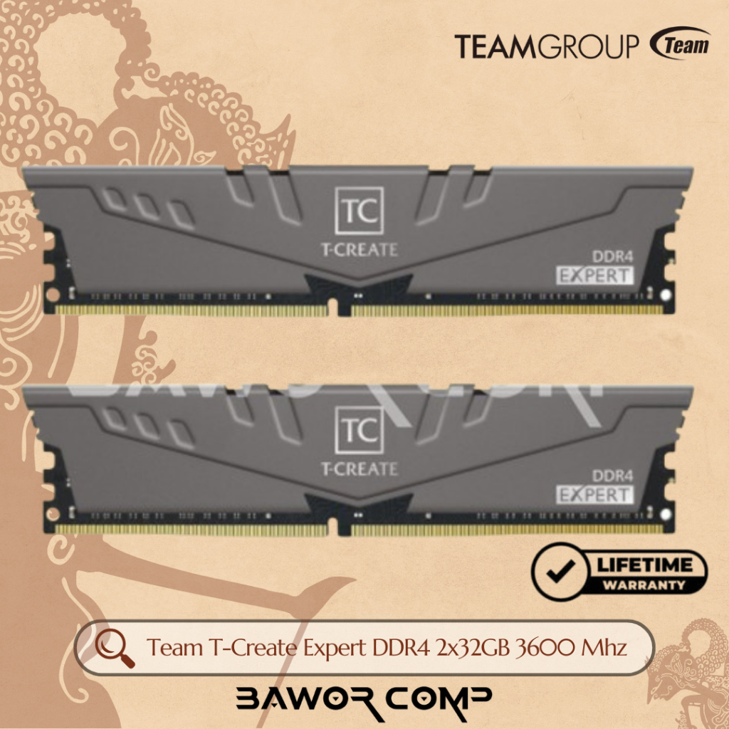 Jual Team T-Create Expert DDR4 32GB x 2 3600Mhz | Teamgroup Memory Ram ...