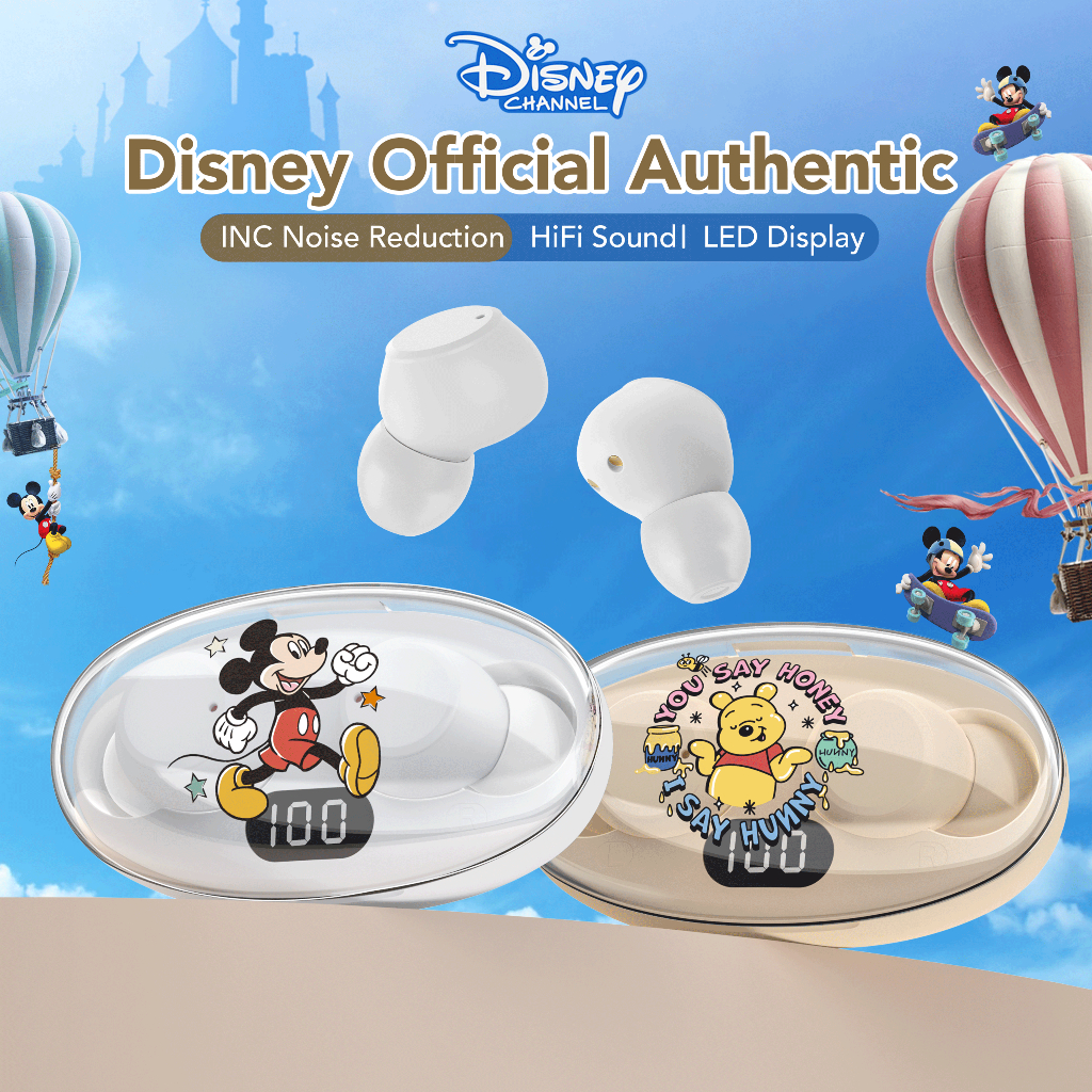 Jual 100% Authentic Disney Wireless TWS Bluetooth Earphone Lotso/Minnie ...