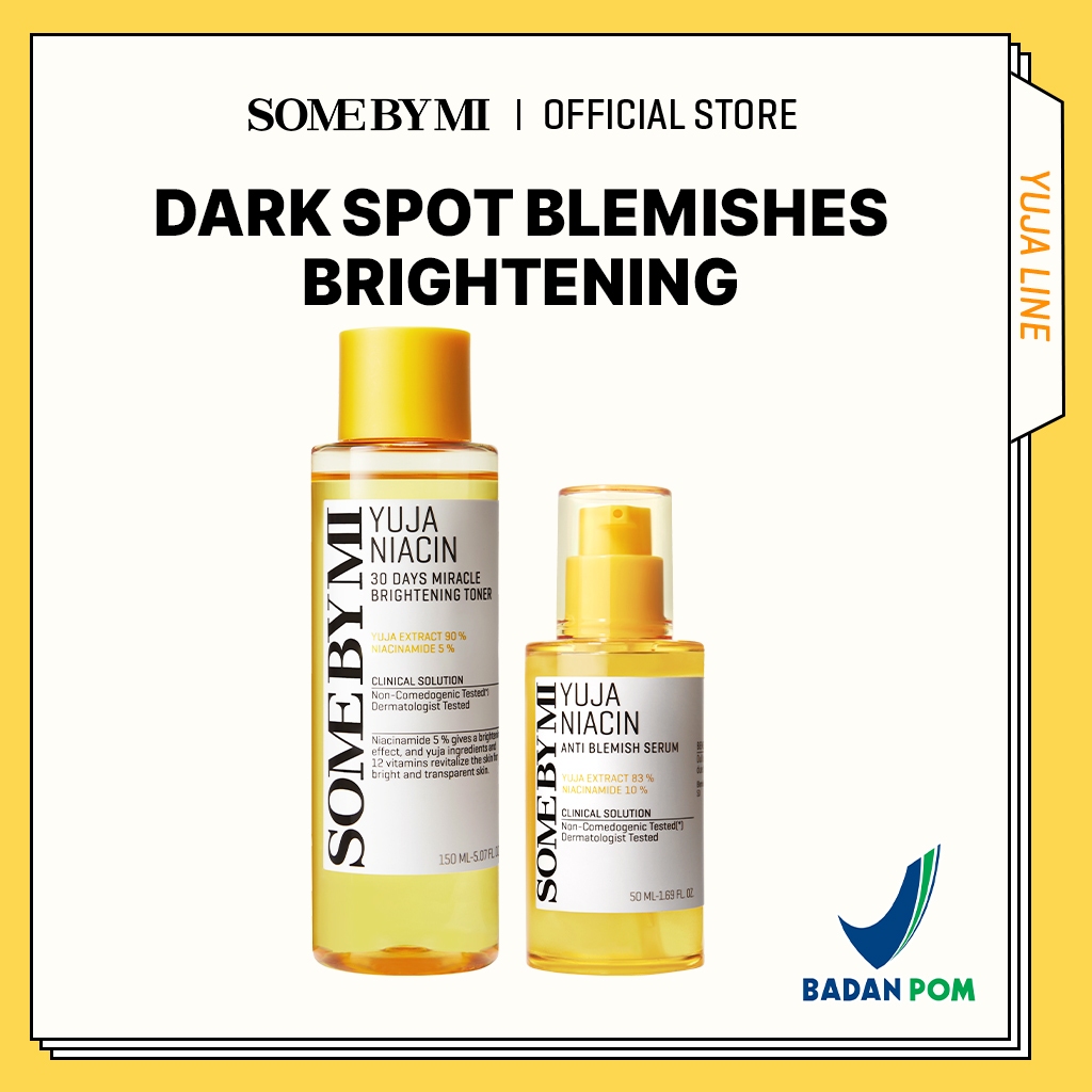 Jual SOME BY MI Yuja Niacin Toner+Serum 2 Step Set | Shopee Indonesia