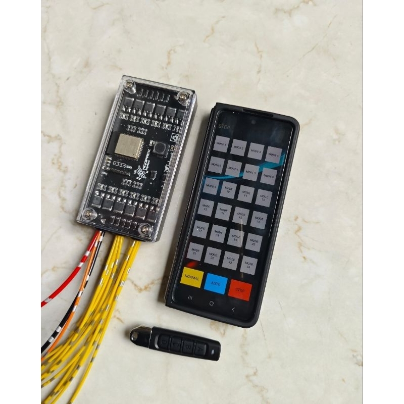 Jual modul matrix 12 channel kontrol aplikasi android dan remot 4 ...
