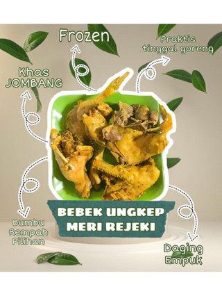 Jual BEBEK UNGKEP MERI REJEKI ISI 1 EKOR (4 POTONG + Kepala dan jeroan) | Shopee Indonesia