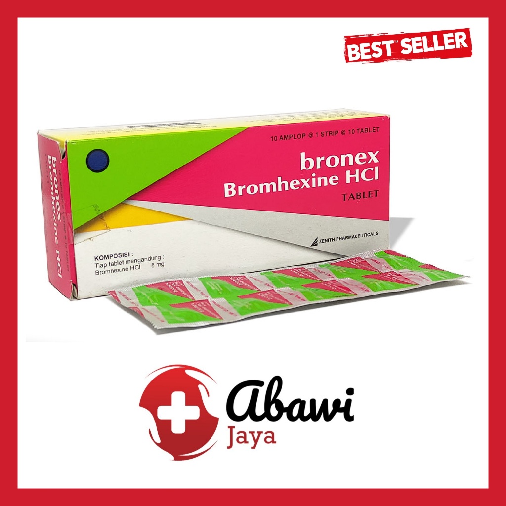 Jual [AB] BRONEX 8 MG BOX 100 TABLET - meredakan batuk berdahak ...