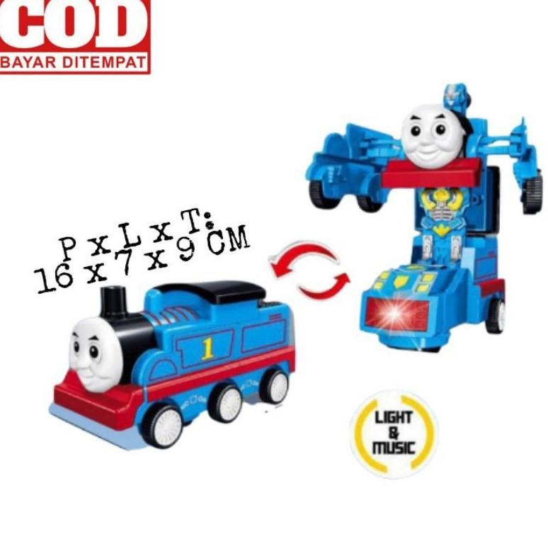 Jual robo train robot kereta Mainan anak murah kualitas kereta baterai ...