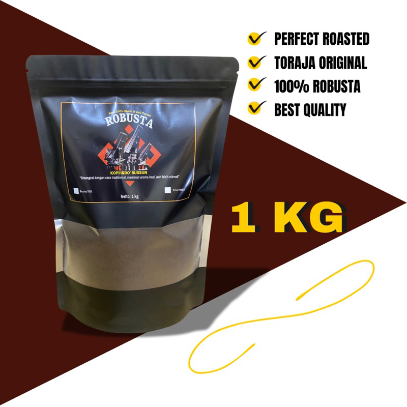 Jual KOPI TORAJA ORIGINAL 100% ROBUSTA 1 KG | Shopee Indonesia