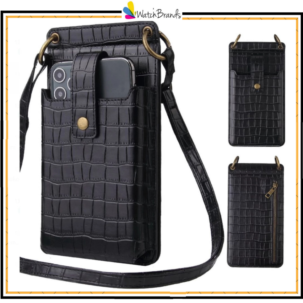 Jual WBS Dompet Pocket Tempat Hp Wanita Selempang HP Wanita Croco Bag Tas TF038 | Shopee Indonesia