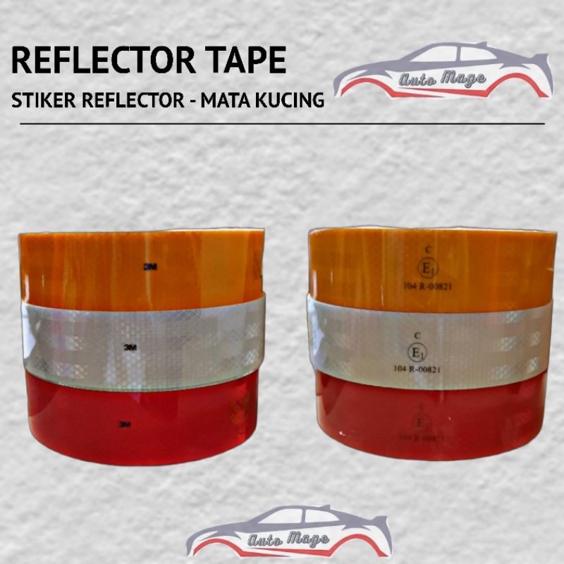 Jual STIKER REFLEKTOR KUALITAS 3M - STICKER REFLEKTOR - STIKER UJI KIR ...