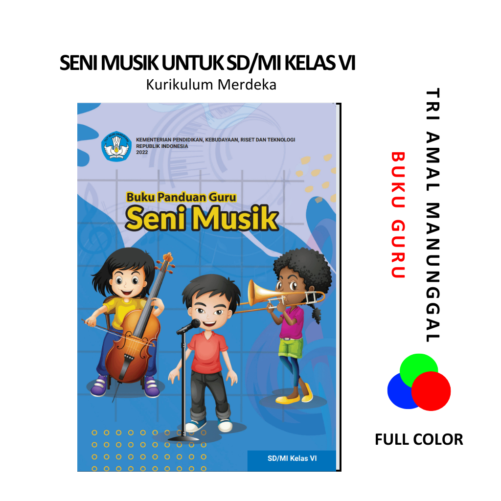 Jual Buku Guru Seni Musik Untuk SD/MI kelas 6 Kurikulum Merdeka - ARYADUTA | Shopee Indonesia