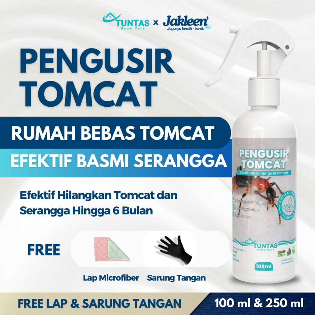 Jual TUNTAS PEMBASMI TOMCAT Cairan Pengusir Tomcat Spray Obat Pembasmi ...