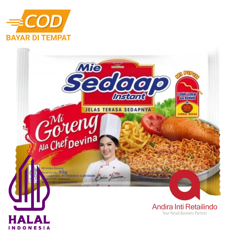 Jual Mie Sedaap Mi Goreng Ala Chef Devina 93gr Murah | Shopee Indonesia