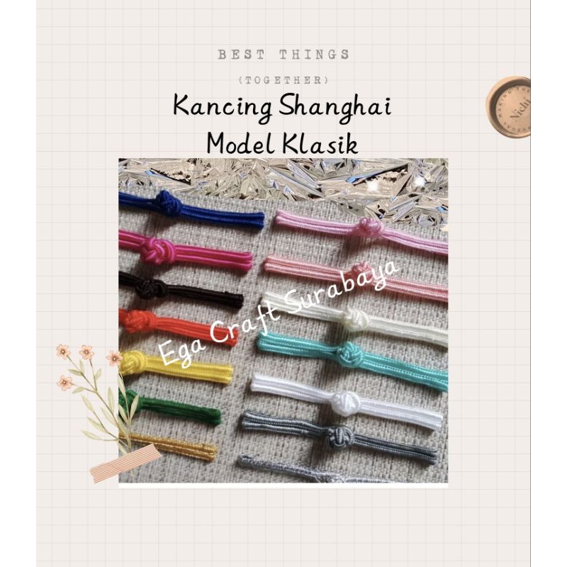 Jual Kancing Shanghai Model Klasik Per Lsn | Shopee Indonesia