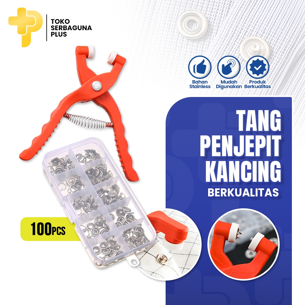 Jual Tang Penjepit Pasang Kancing Tas Jaket Baju Celana Alat pengencang ...