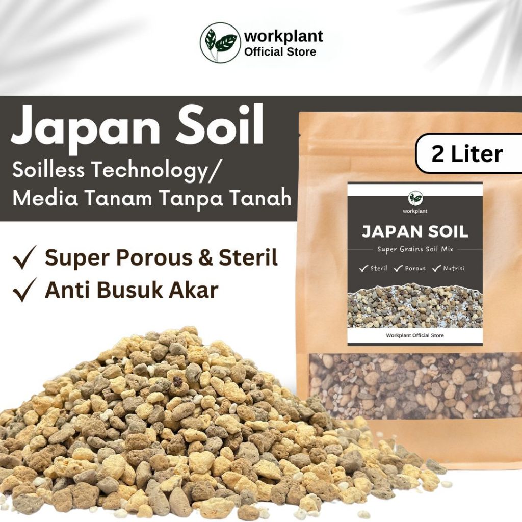 Jual Workplant - Japan Soil Media Tanam Siap Pakai Porous Steril ...