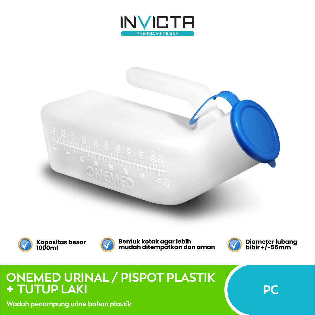 Jual Onemed Urinal / Pispot Plastik + Tutup Laki - PC | Shopee Indonesia