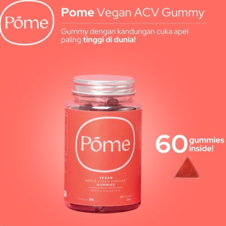 Jual Cuka apel Pome Gummy Dietary Supplement Apple Cider Vinegar ...