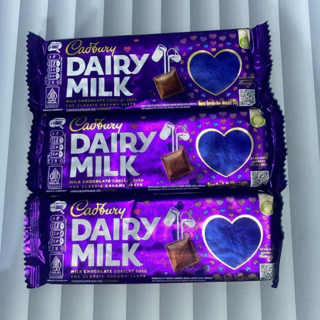Jual Cadbury Dairy Milk 90gr Chocolate Milk - Exp Jan 2025 | Shopee ...