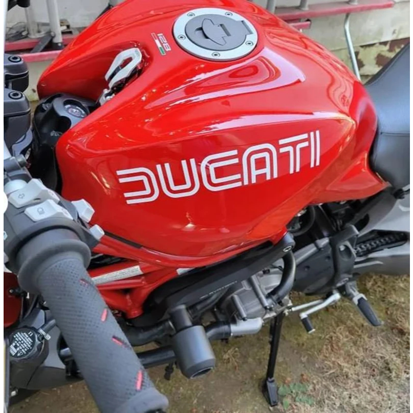 Jual Set stiker decal sepeda motor Ducati Monster logo vinil tangki ...