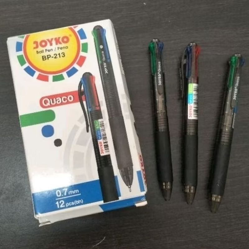 Jual Pulpen Quaco 4 warna merk Joyko | Shopee Indonesia