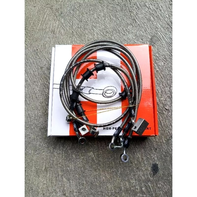 Jual Selang Rem Hel Set ADV150 - ADV160 - PCX160 ABS Universal | Shopee ...