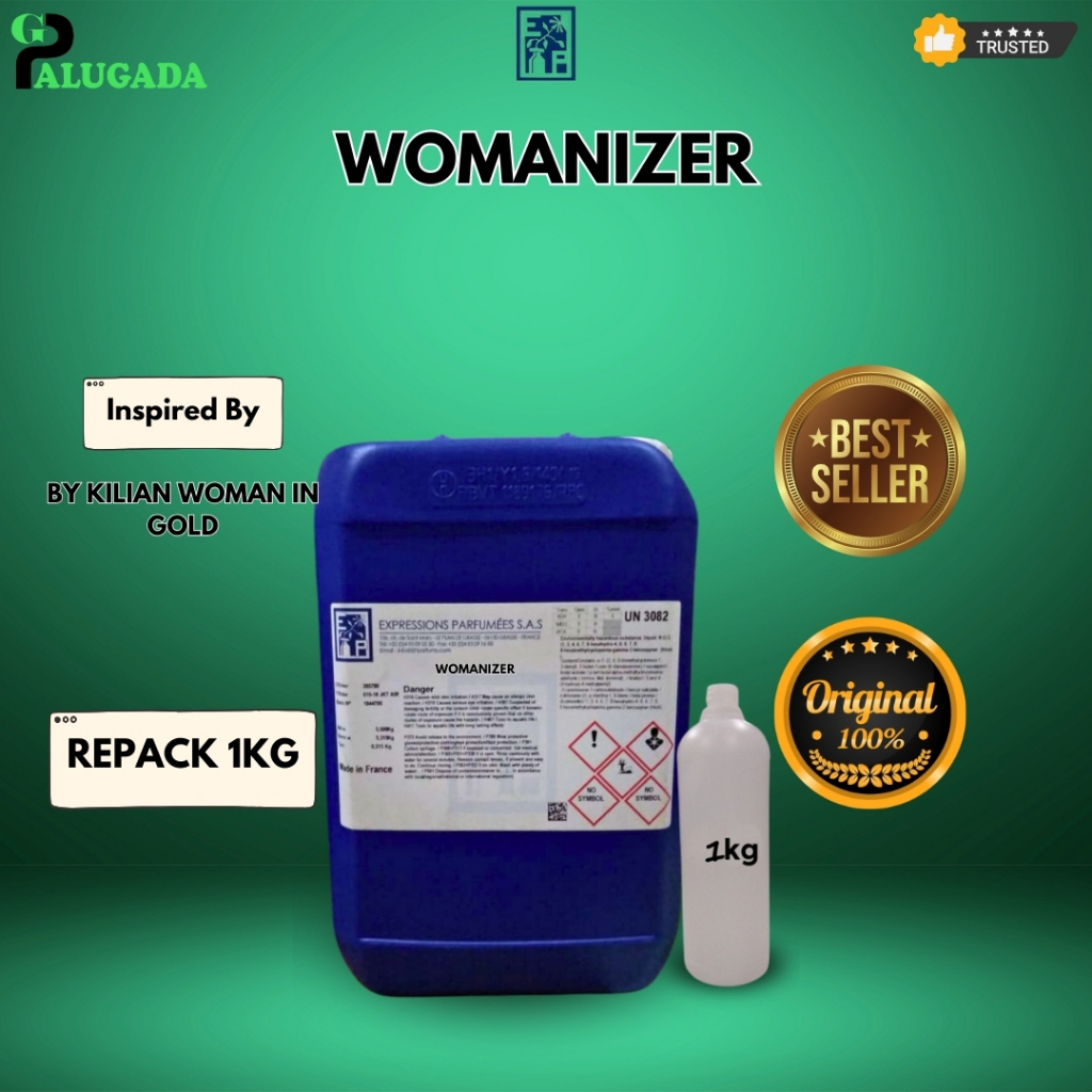 Jual Bibit Parfum Murni WOMANIZER | WOMAN IN GOLD | EP 1KG REPACK ...
