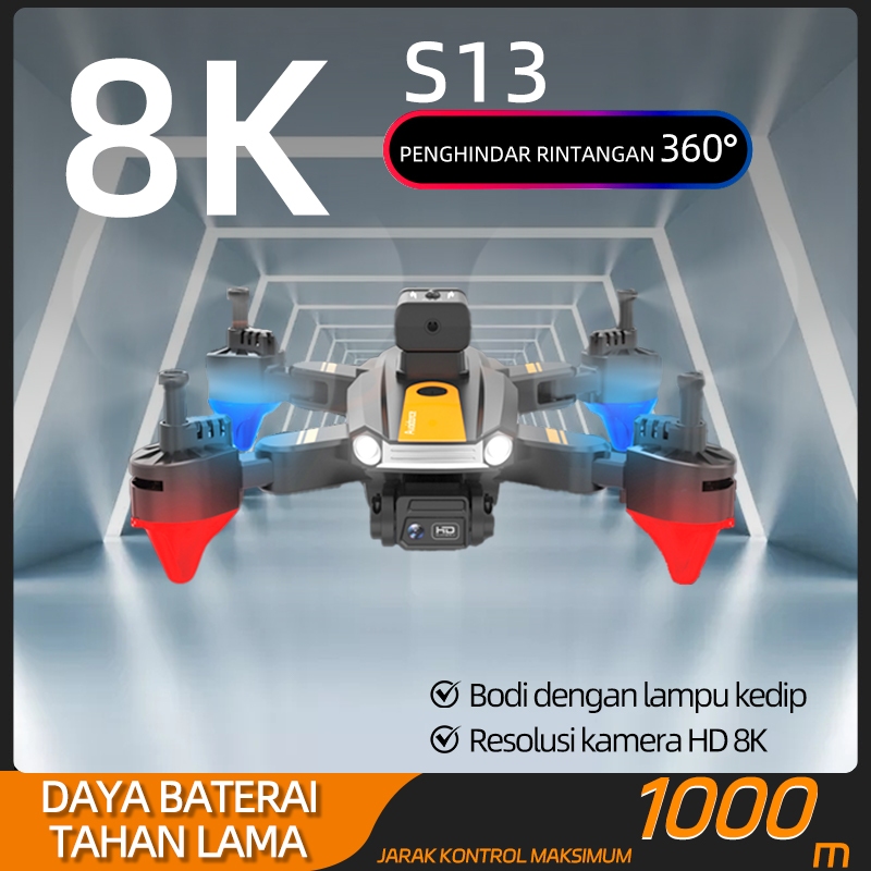 Jual S13 Drone kamera jarak jauh fotografi udara profesional murah dual camera drone premium ...