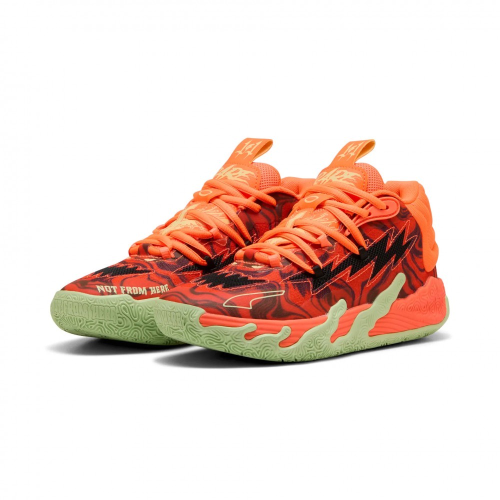 Jual PUMA LAMELO BALL MB 03 3 -ORANGE FOREVER RARE SEPATU BASKET PRIA ...