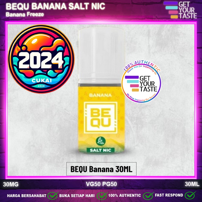 Jual Liquid Bequ Banana Salt Nic 30ML Beku Saltnic by Poda | Shopee ...