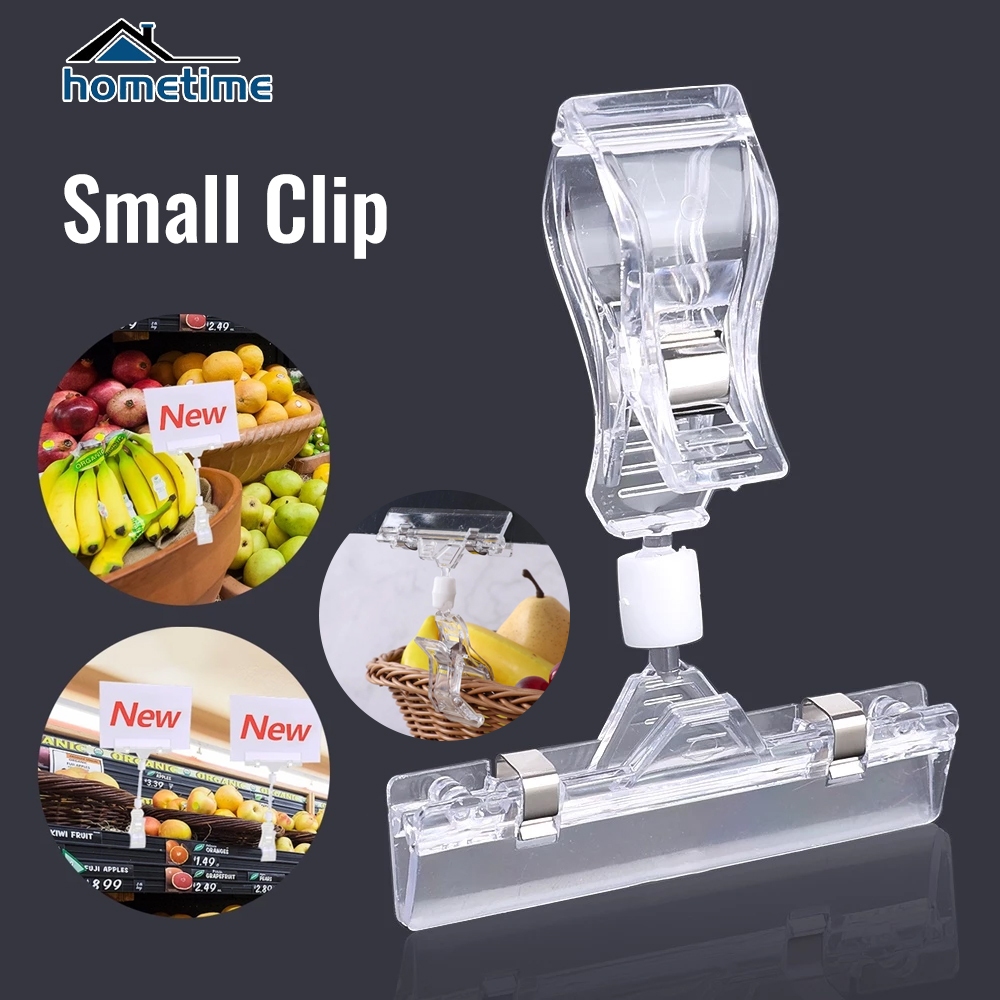 Jual Jepitan Promo Penjepit Label Papan Tag Hanger Transparan/Jepitan ...