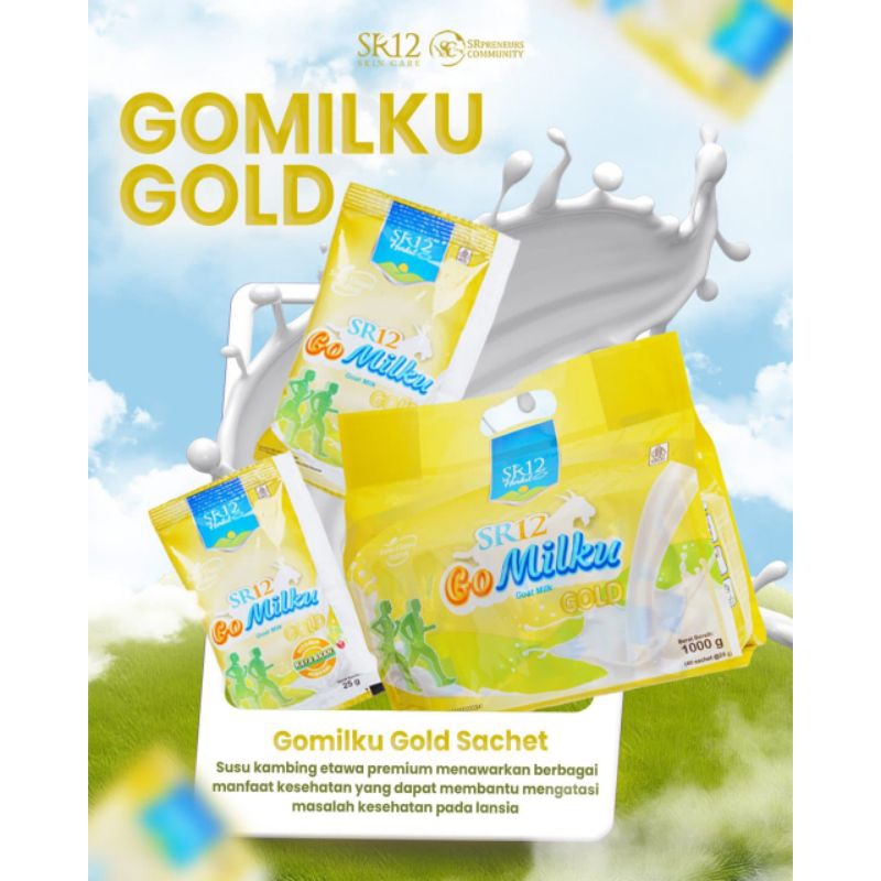 Jual Susu Gomilku Gold Kemasan Sachet isi 40pcs ukuran 1kg/Susu Dewasa ...
