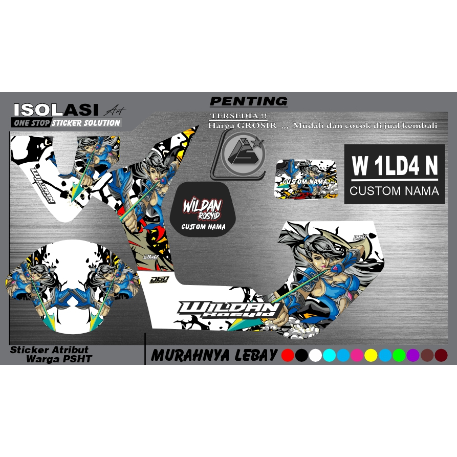 Jual DECAL STICKER sepeda Listrik U-winflay d60 disain original terbaru ...