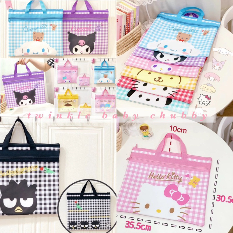 Jual MAP KAIN TAS ANAK FOLDER FILE KERTAS ULANGAN TENTENG LES SEKOLAH ...