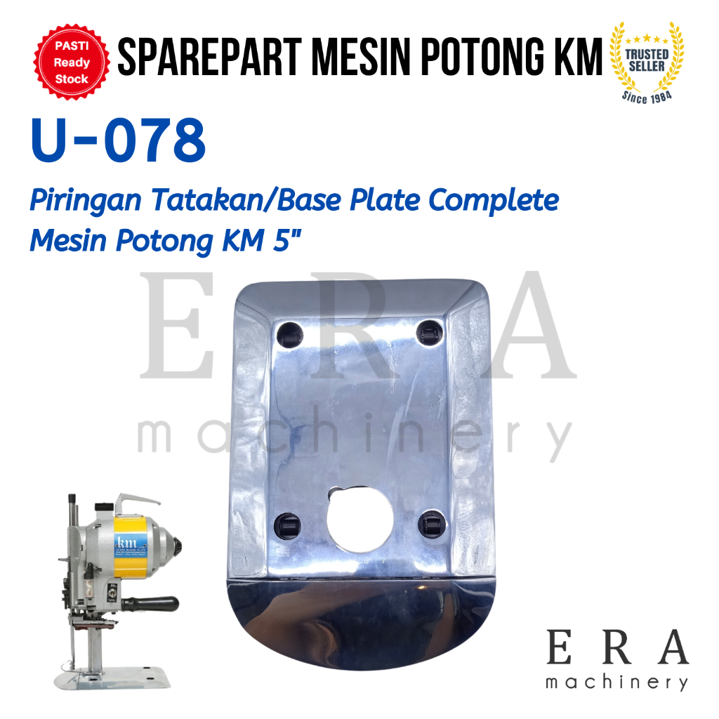 Jual U078 Piringan Tatakan/Base Plate Complete Mesin Potong KM 5" U-078 | Shopee Indonesia