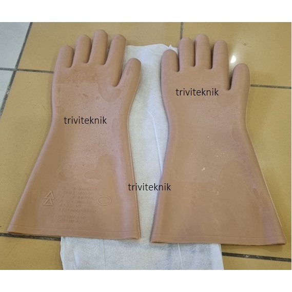 Jual sarung tangan pelindung antisatis setrum anti listrik karet ...