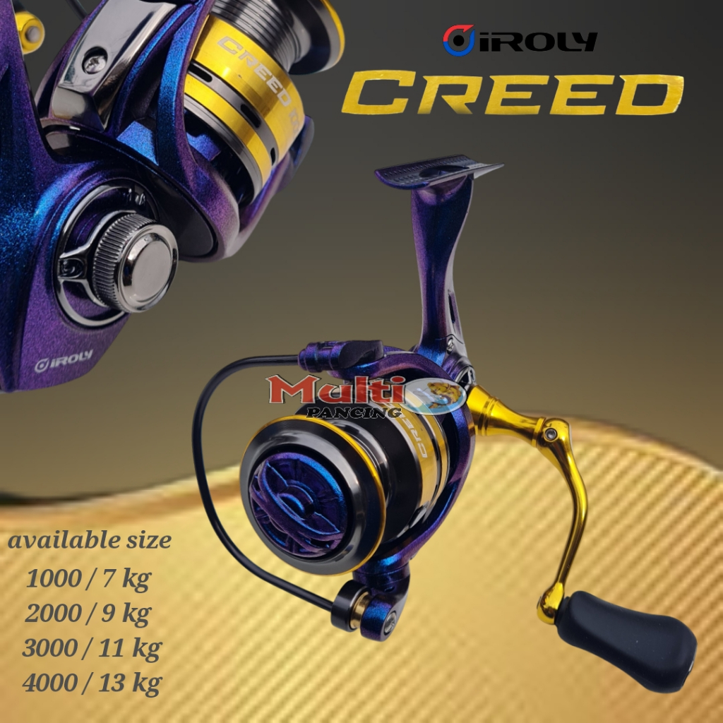 Jual reel iroly CREED power handle | Shopee Indonesia