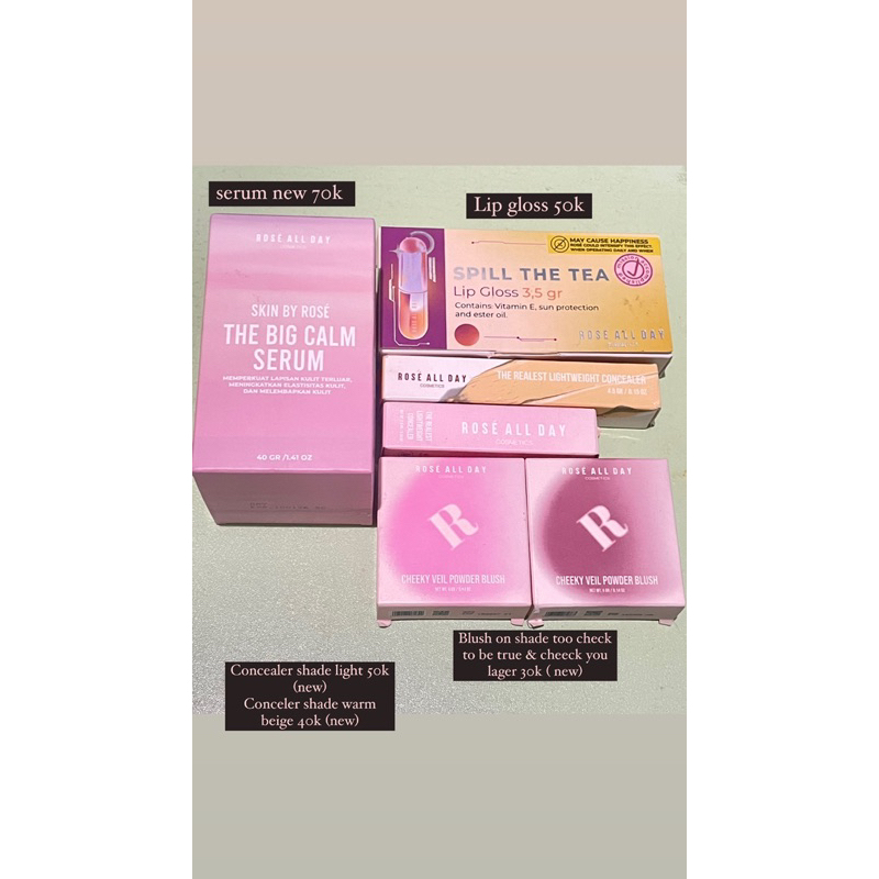 Jual Rose All Day Makeup New & Preloved | Shopee Indonesia