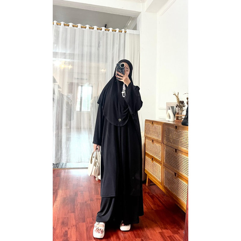 Jual MEDINA SET ROK (pakaian oneset rok muslimah umroh friendly ...