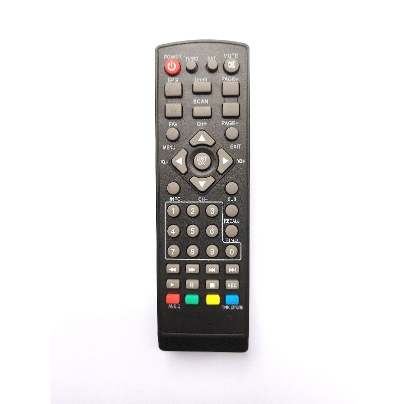 Jual REMOT REMOTE STB TANAKA DUS BIRU BODY BESI DVB-T2 SET TOP BOX ...