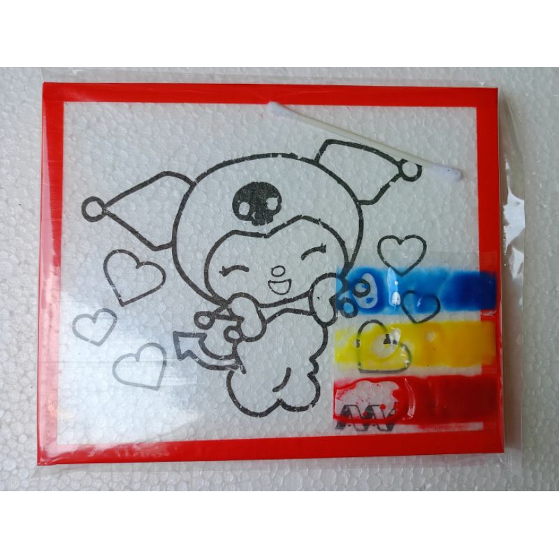 Jual sterefoam sketsa mewarnai mini 13,5cm x 16,5cm isi 50pcs gambar ...