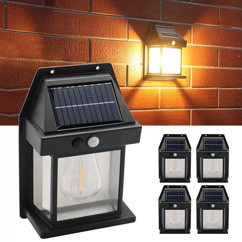 Jual { COD } Lampu Solar model rumah Interaction Wall Lamp Tenaga Surya ...