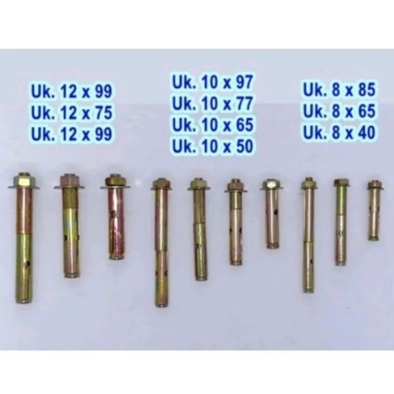 Jual Dynabolt WOWO Baud Beton Dinabolt Baut Beton Dinabol All Varian ...