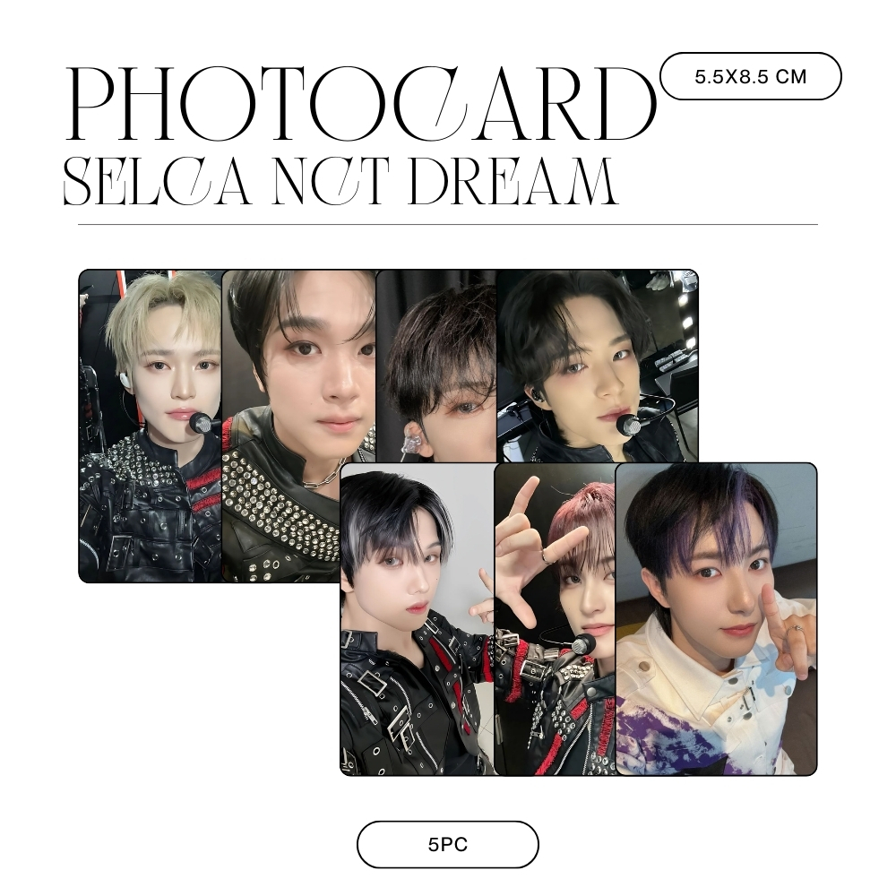 Jual PHOTOCARD NCT DREAM SELCA (ISI 5 PCS + LAMINASI 2 SISI) TANDA ...