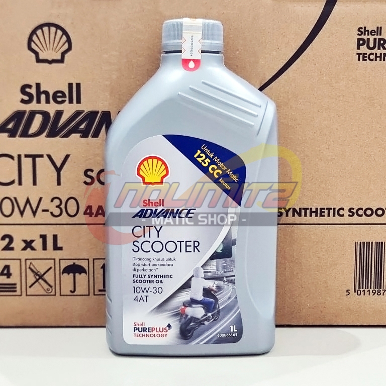 Jual Oli Motor Shell Advance City Scooter 10W-30 Full Synthetic 1L NMAX ...
