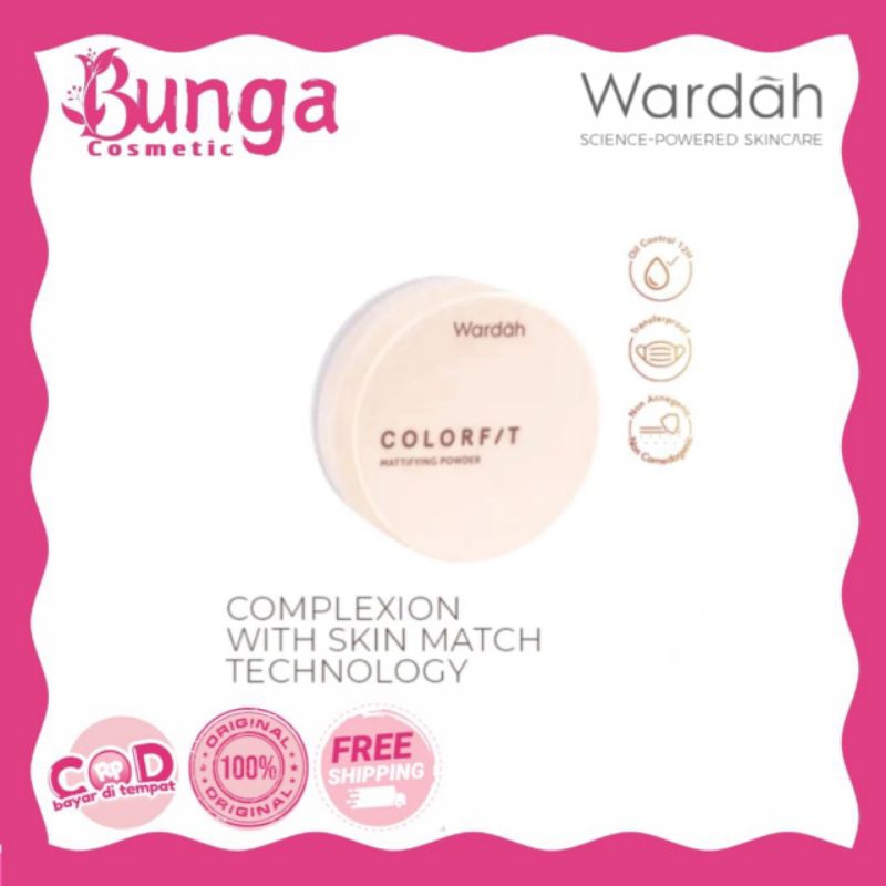Jual Wardah Colorfit Mattifying Powder | Shopee Indonesia