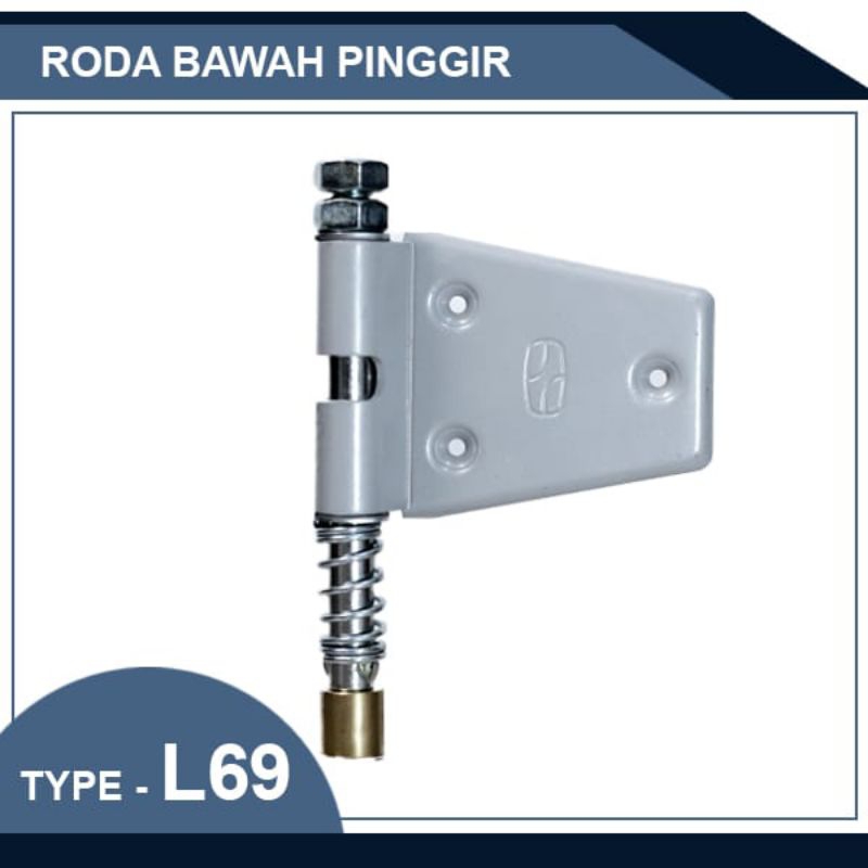 Jual roda bawah pinggir pintu garasi LUCKY L69 | Shopee Indonesia