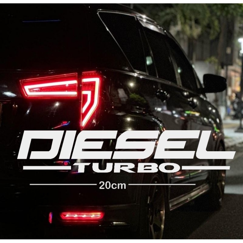 Jual STIKER MOBIL STIKER DIESEL TURBO | Shopee Indonesia
