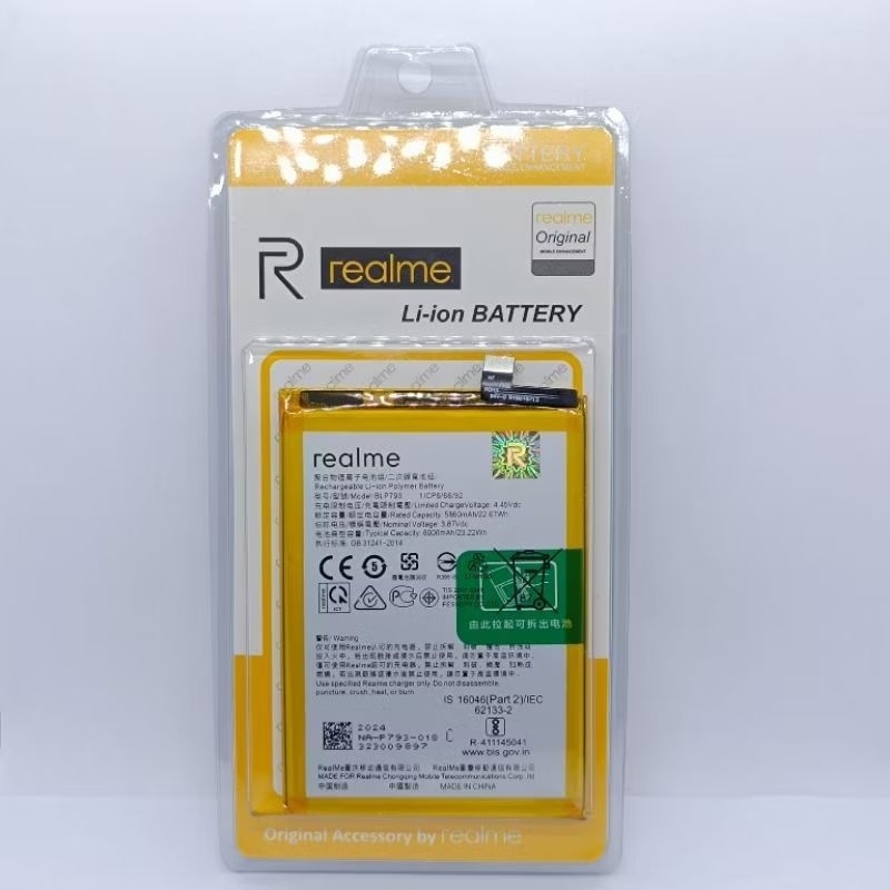Jual Batre Baterai HP REALME NARZO 50A RMX3430 ORIGINAL 100% Model ...
