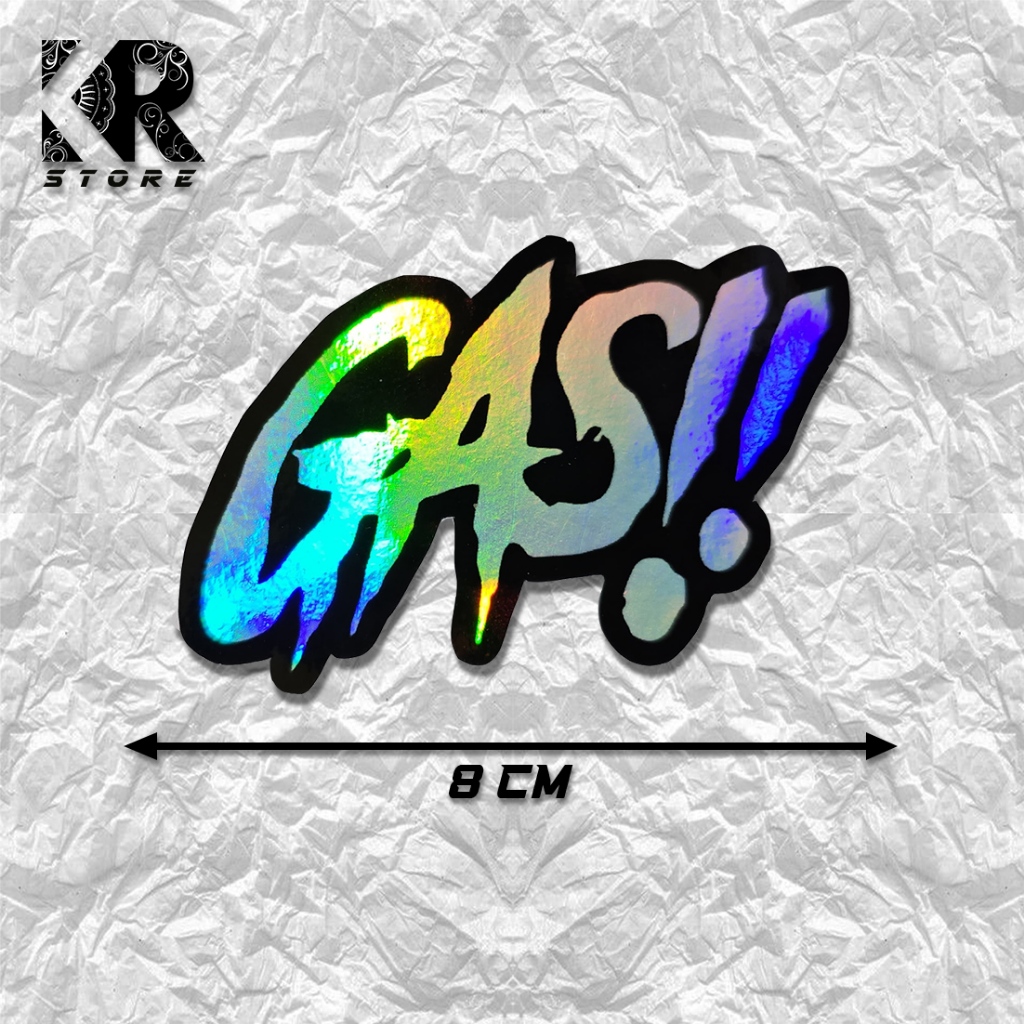 Jual Stiker GAS HOLOGRAM | sticker motor | sticker variasi | Sticker ...