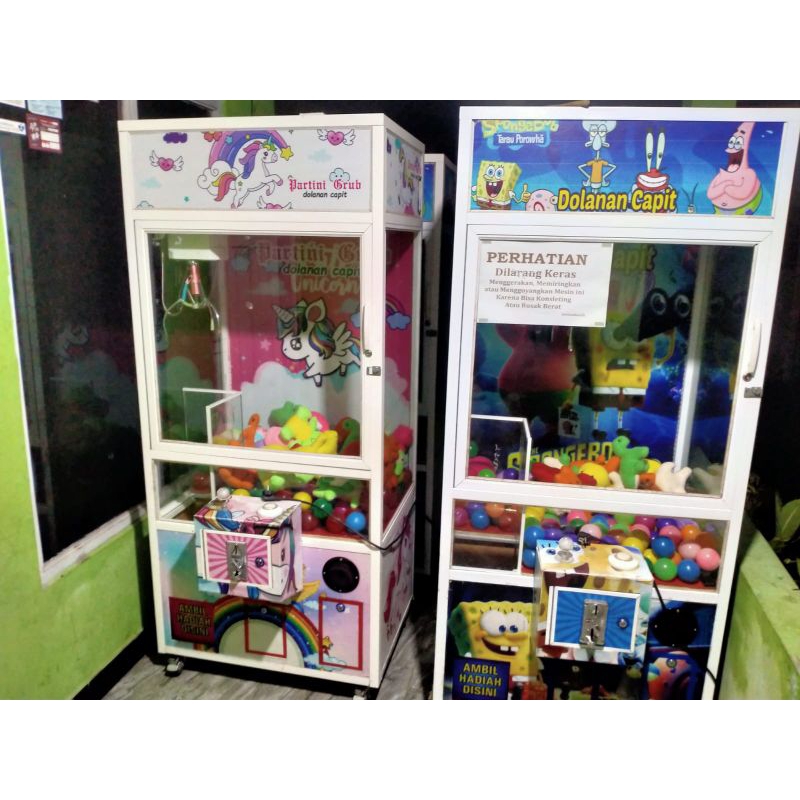 Jual mesin capit boneka second normal garansi | Shopee Indonesia